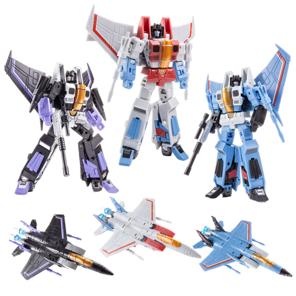 3PcsSet Transformers Toys Fighter Squad Starscream Thundercracker ...