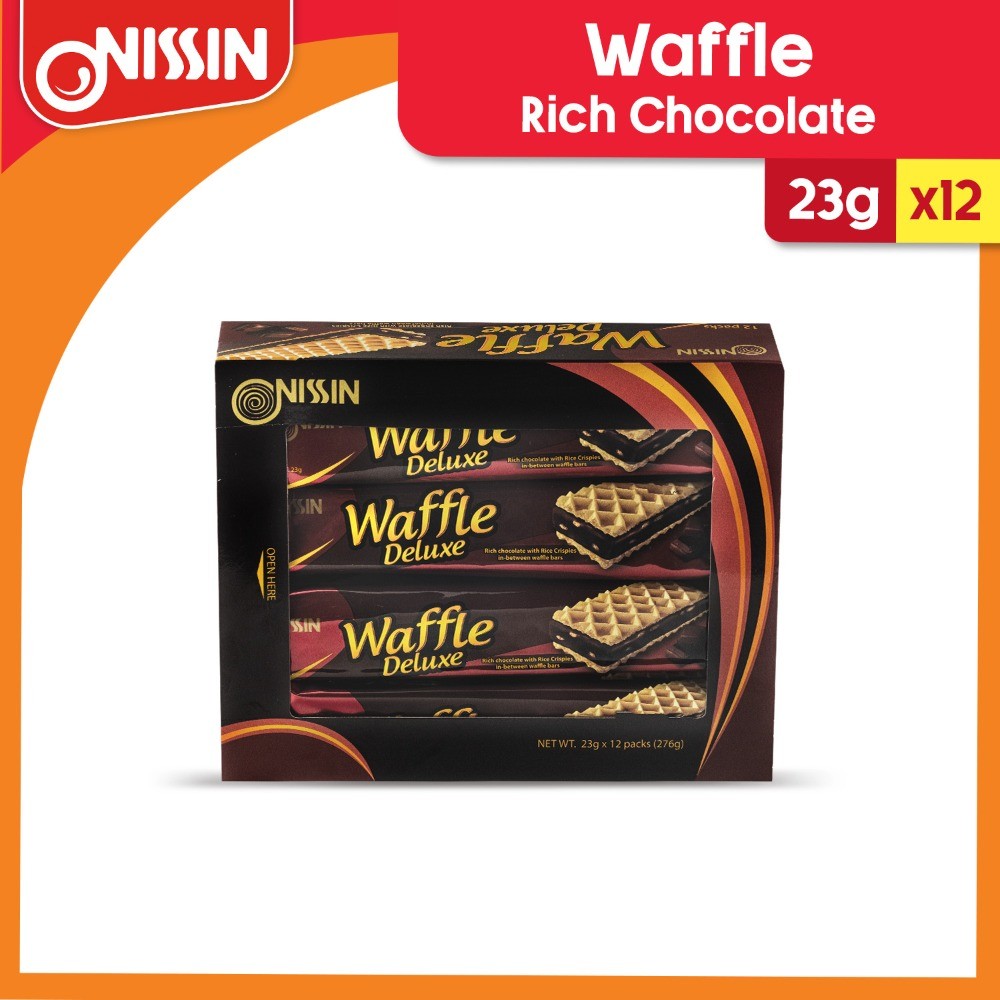 Nissin Deluxe Waffle 23g x 12 | Shopee Philippines