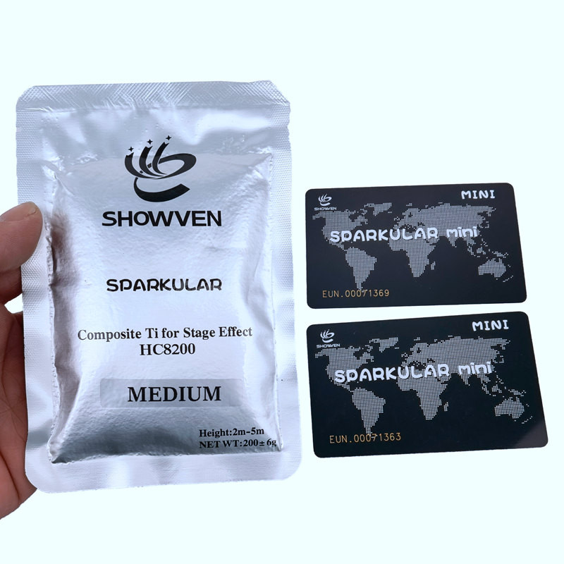 SHOWVEN 200g TI Powder HC8200 with RF Time Card for Sparkular Machines ...