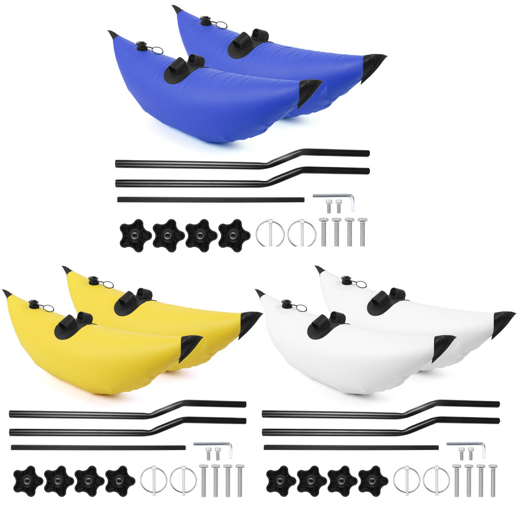 ♥Kayak PVC Inflatable Outrigger Float with Sidekick Arms Rod Kayak Boat ...