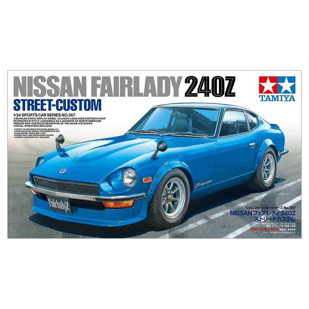 Tamiya, NISSAN FAIRLADY 240Z STREET-CUSTOM, 1/24 Sports Car Series No ...