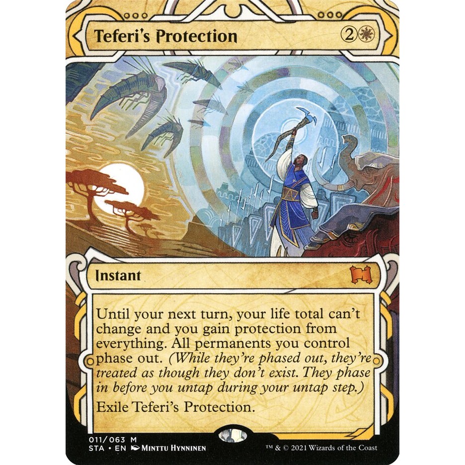 MTG Proxy Card - Teferi's Protection | Strixhaven Mystical Archive (STA ...