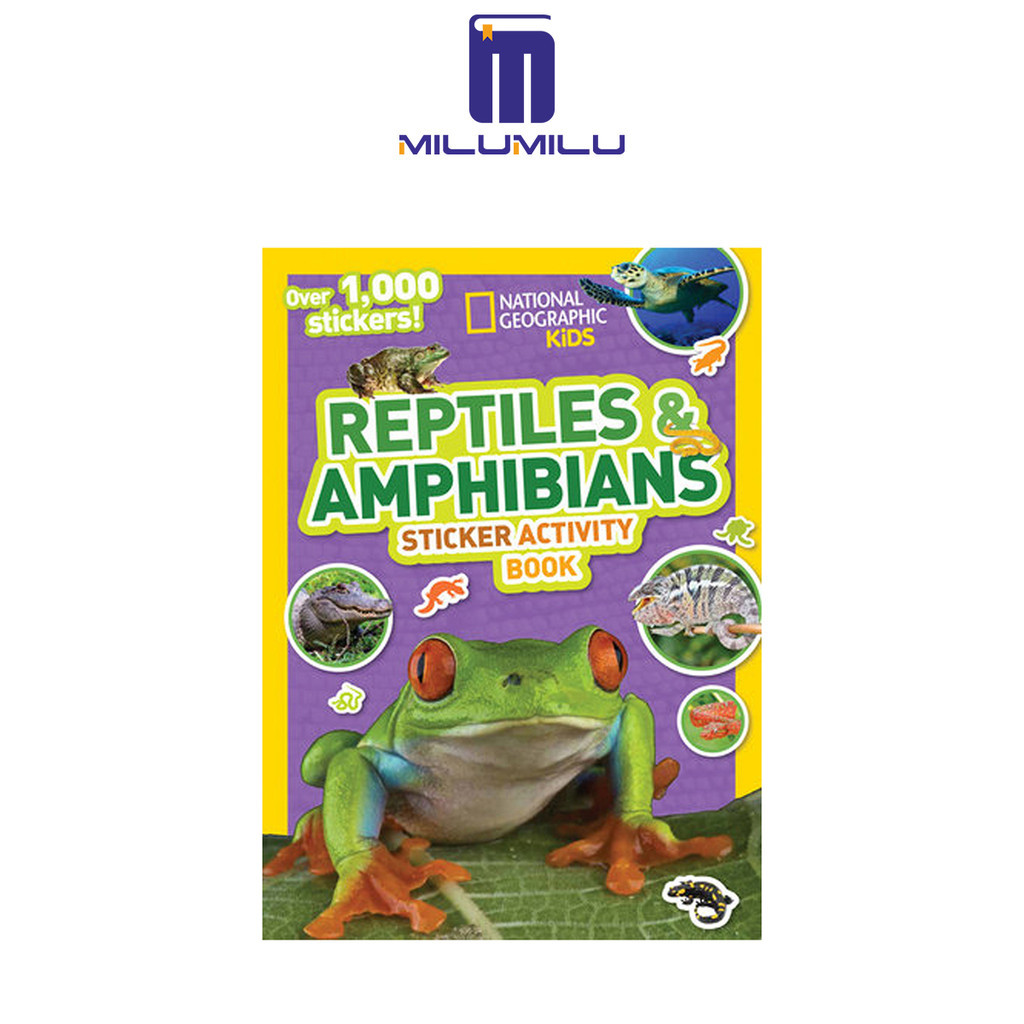 National Geographic Kids Reptiles and Amphibians Sticker Activity Book ...