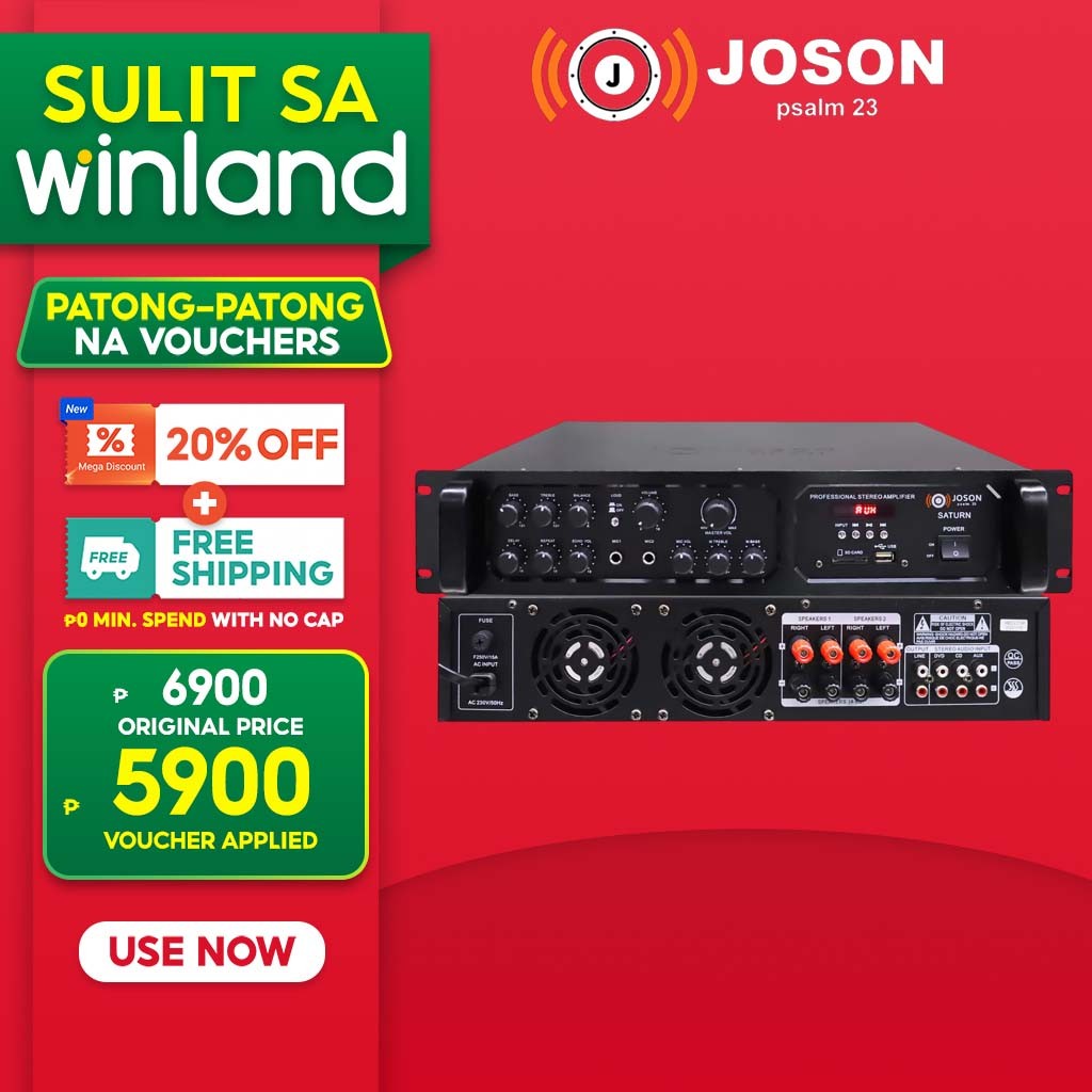 Joson by Winland SATURN Integrated Professional Amplifier w ...