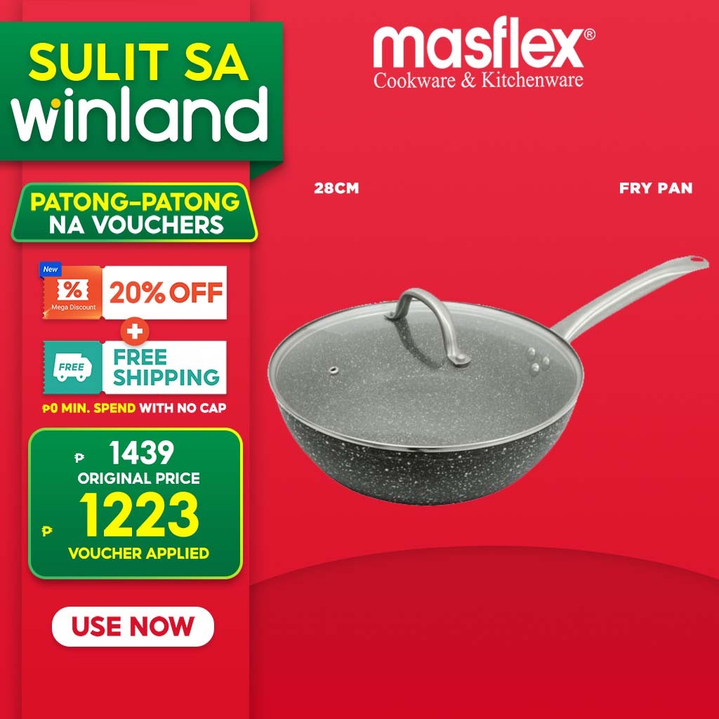 Masflex by Winland Forge Stone Non-Stick Induction Deep Fry Pan w ...