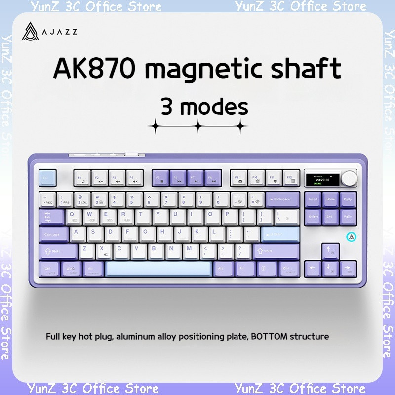 ۞Ajazz Ak870 Magnetic Axis Mechanical Keyboard Valorant Csgo Gaming ...