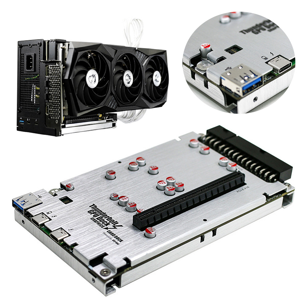 ☠TH3P4G3 Mini GPU Dock External Dock 85W PD Charging Graphics Card Dock ...