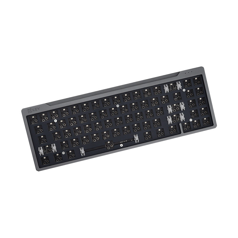 DOPOKEY 71 Keys Hot Swappable Mechanical Keyboard Kit 71 Key Aluminum ...