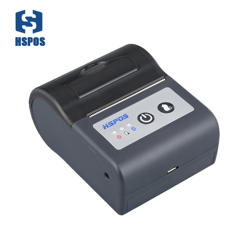 ☹2 inch mobile receipt thermal label printer with Black mark paper ...