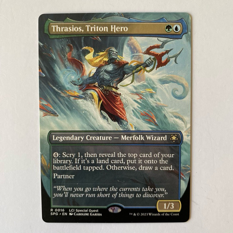 Playtest Card - Thrasios, Triton Hero (SPG) | Shopee Philippines