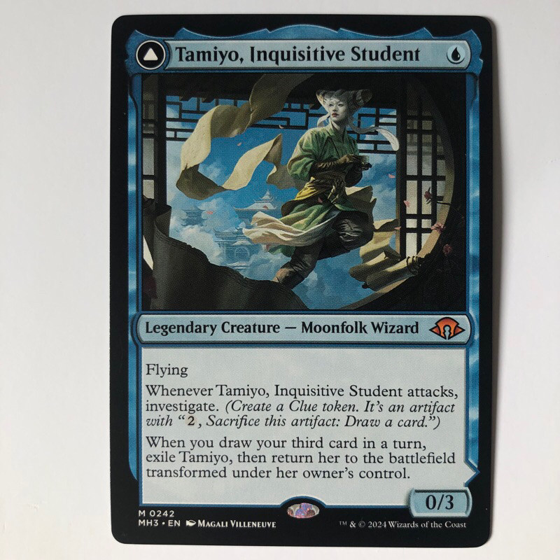 Playtest Card - Tamiyo, Inquisitive Student (MH3) | Shopee Philippines