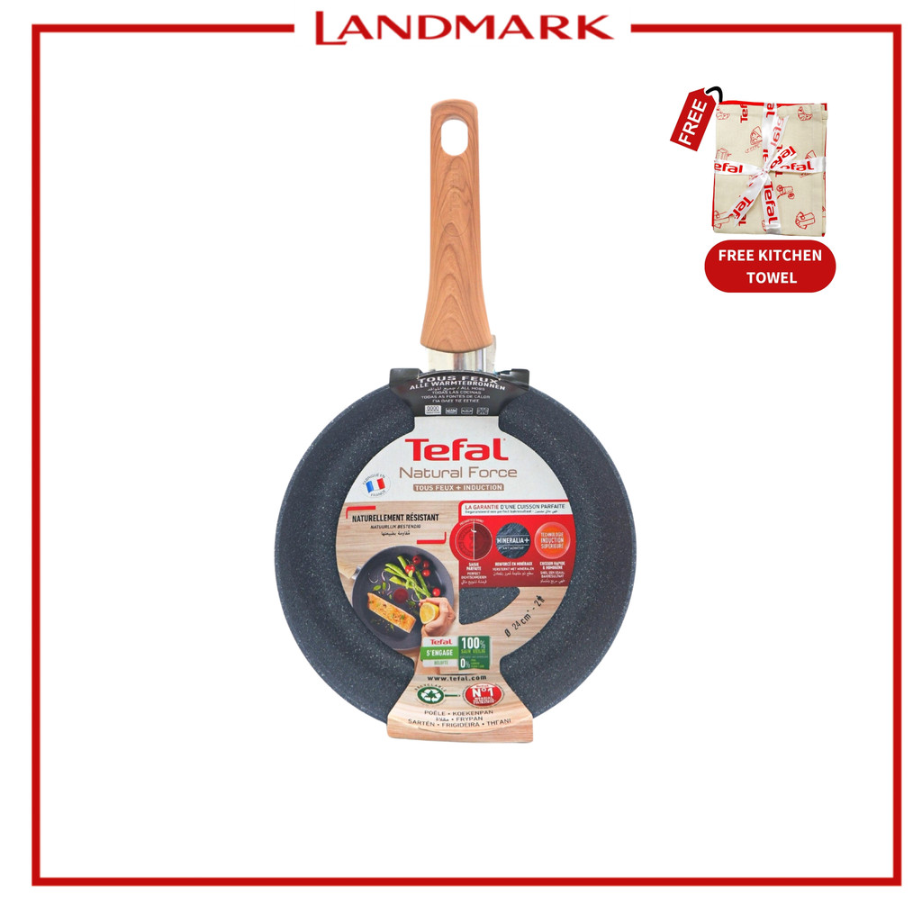 Tefal Natural Force Non-stick Fry Pan 24cm w/ Free Item | Shopee Philippines