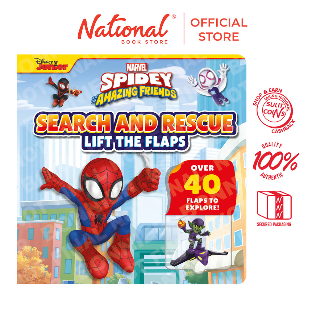 Marvel Spidey And His Amazing Friends: Search And Rescue Lift The Flaps ...