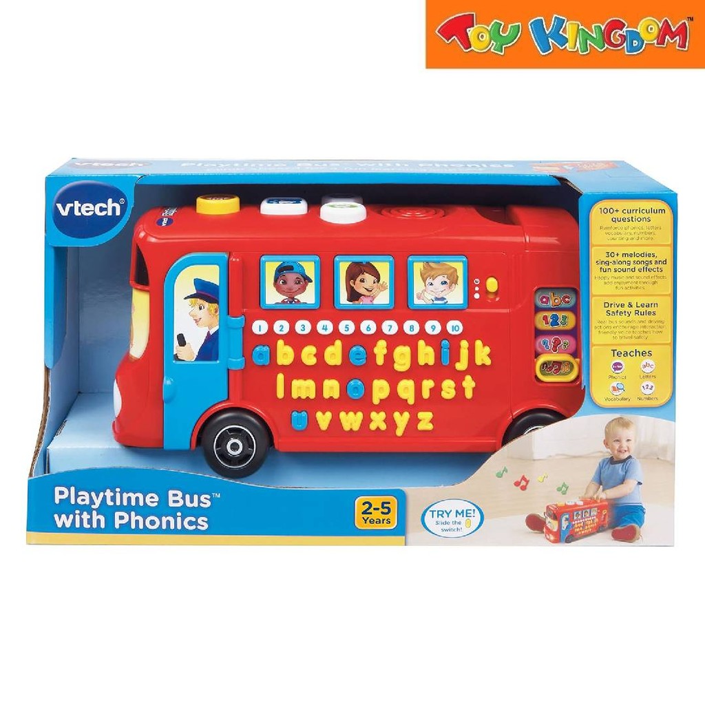 VTech Playtime Bus With Phonics | Shopee Philippines