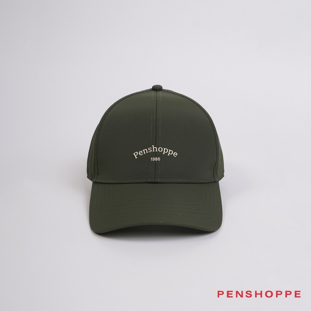 Penshoppe Varsity Cap with 3D Silicone For Men (Burnt Olive) | Shopee ...