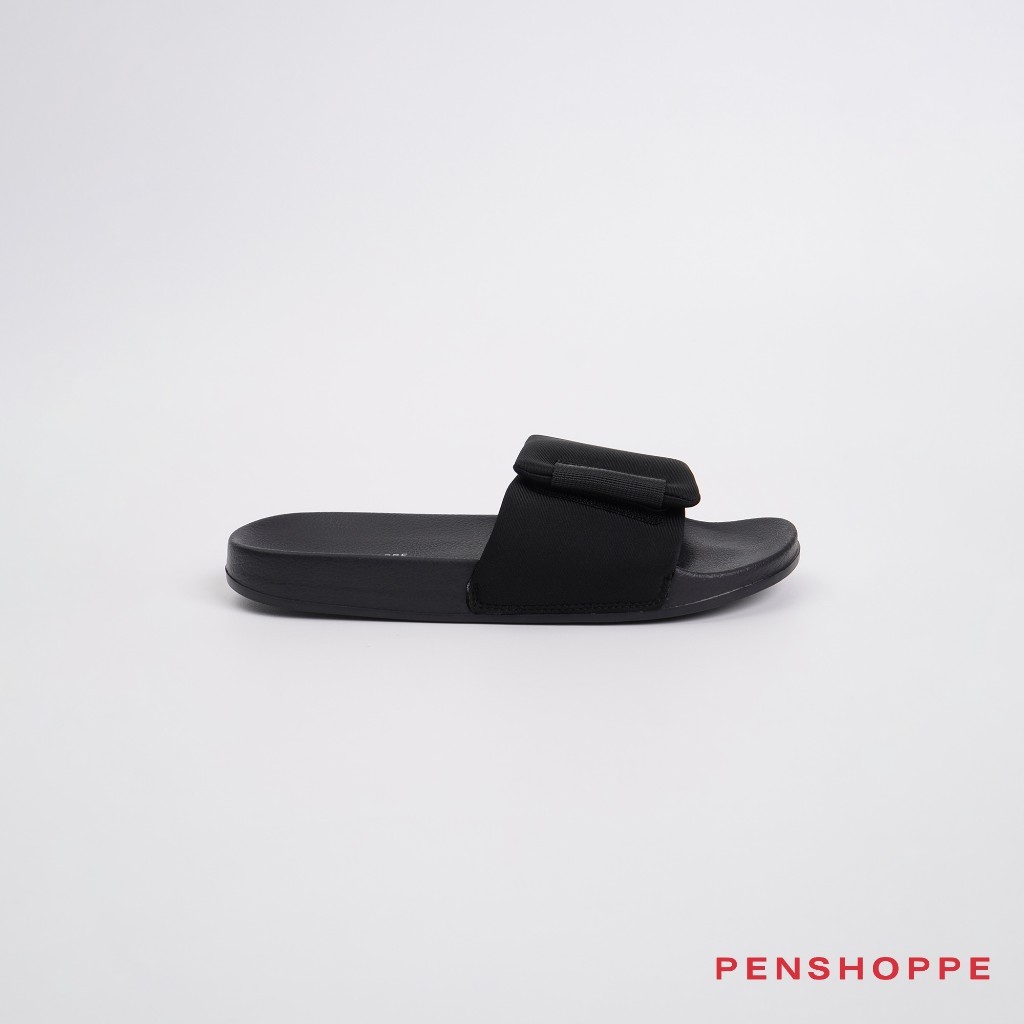 Penshoppe Padded Velcro Band Slippers with Woven Label Branding For Men ...