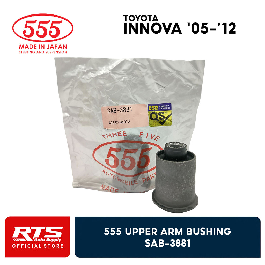 555 Upper Arm Bushing for Toyota Innova 2005 - 2022 48632-0K010 SAB ...