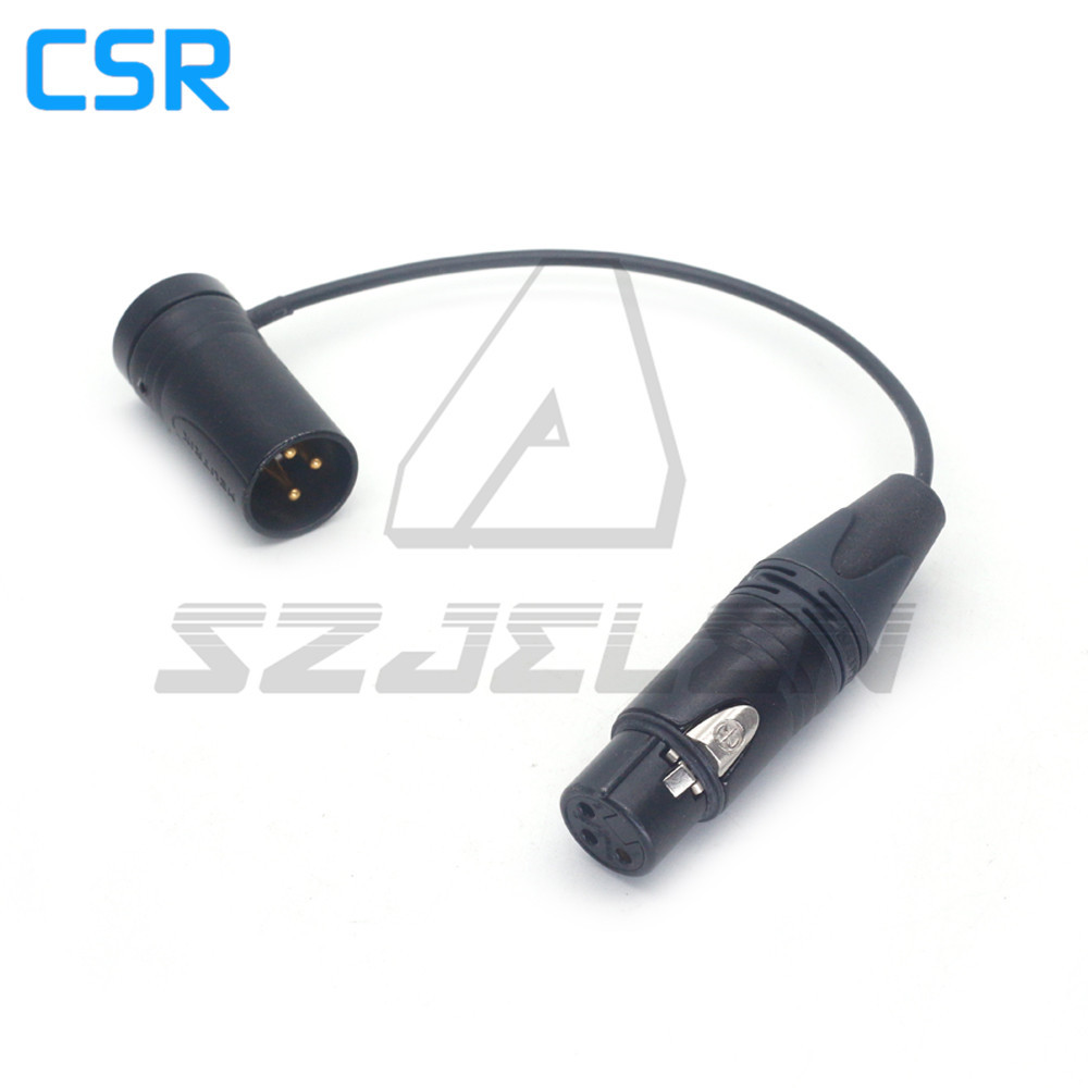 XLR 3-pin Female to Right Angle XLR 3-pin Male for Cyclone Audio Cables ...