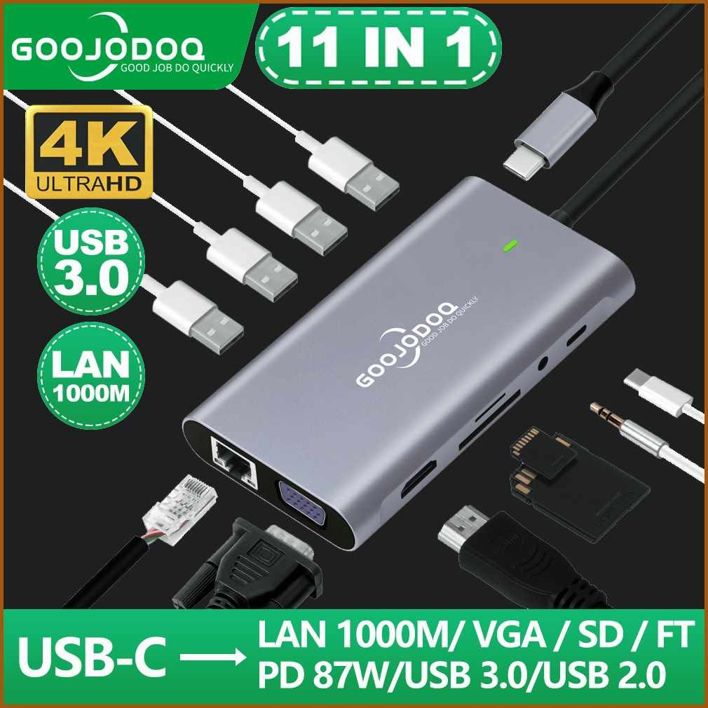 GOOJODOQ^x)Multiple]un:USB@ii+Hub!O,JQ+sK+3.0!Q,Port!c,Type C Adaptor ...