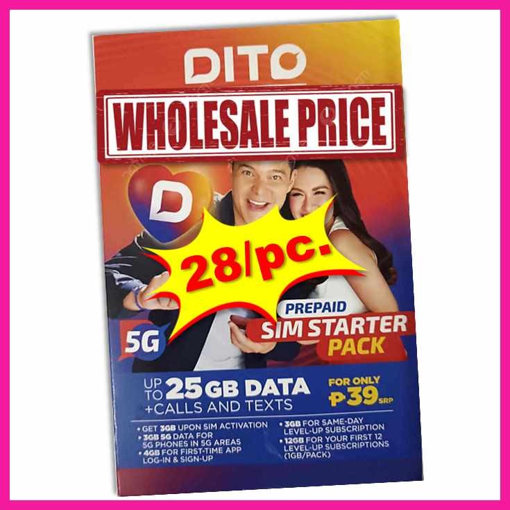 DITO?Xy+SIM{e^10}In>PCS)iZ>WHOLESALE)i>WITH)H>FREE)g>DATA | Shopee ...