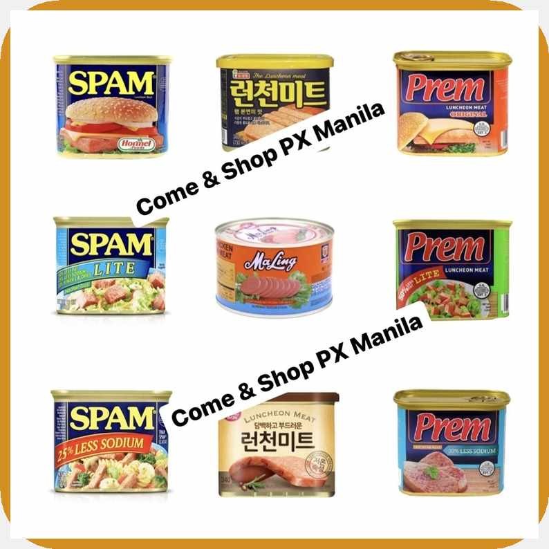 Imported)NJ!Luncheon)BU+Meat&S`(Spam,;w`Prem,;m`Maling,;d`Tulip,;p`&K ...