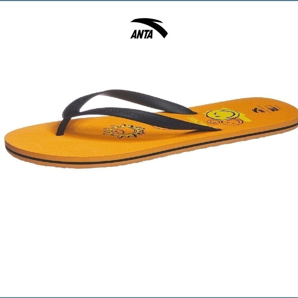 ANTA Men Beach Lifestyle Slippers Slides Outdoor Comfort Slip-On Non ...