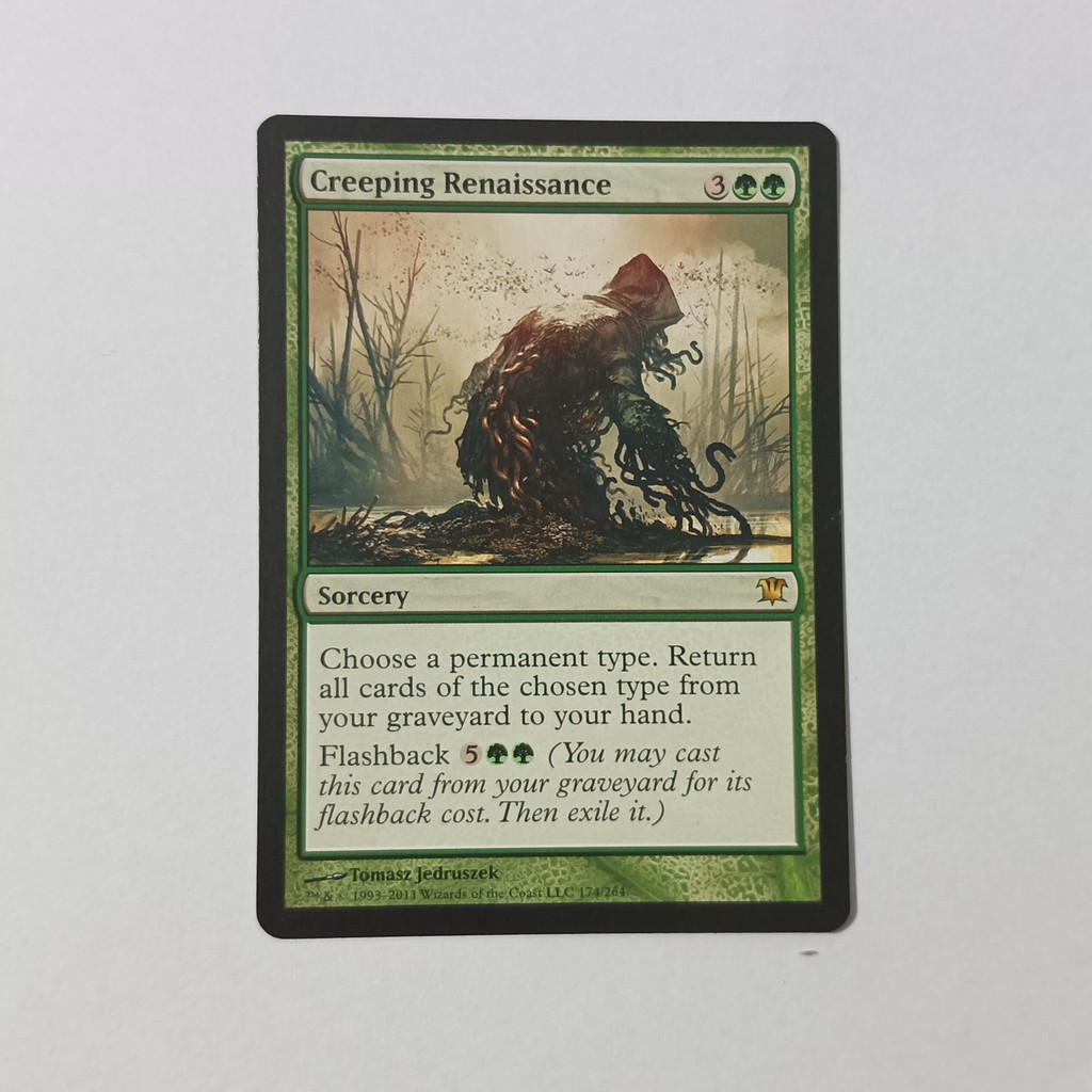 MTG Card CREEPING RENAISSANCE Magic the Gathering Trading Card Game ...