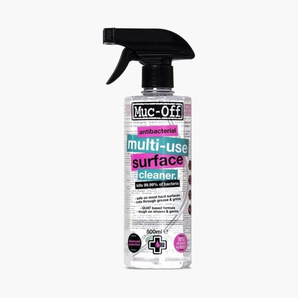 Muc-Off Motorcycle Cleaner 20238 Antibacterial Surface Cleaner (500ML ...