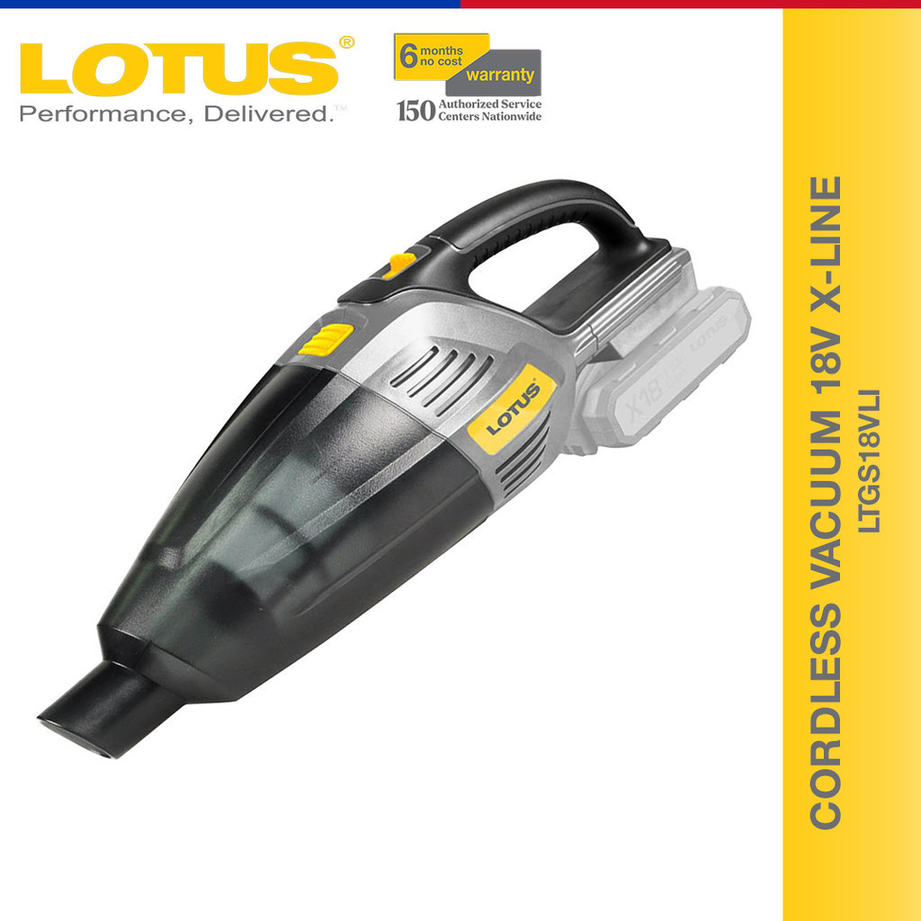 Lotus Cordless Vacuum 18V X-Line LTGS18VLI (Solo Tool Battery and ...