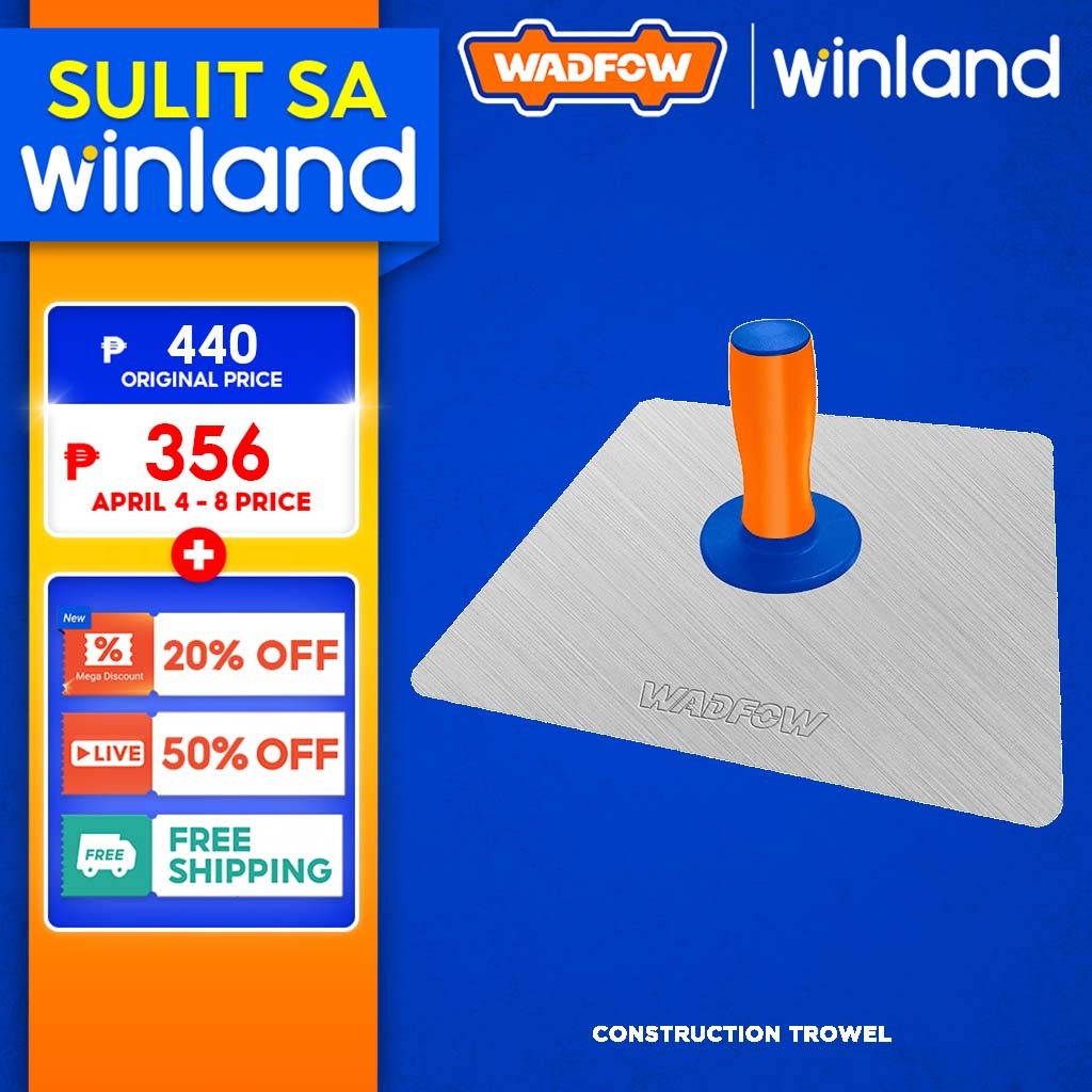 Wadfow by Winland Aluminum Plastering Hawk Construction Trowel 300 x 300mm WXH2330 WAD-HT ...