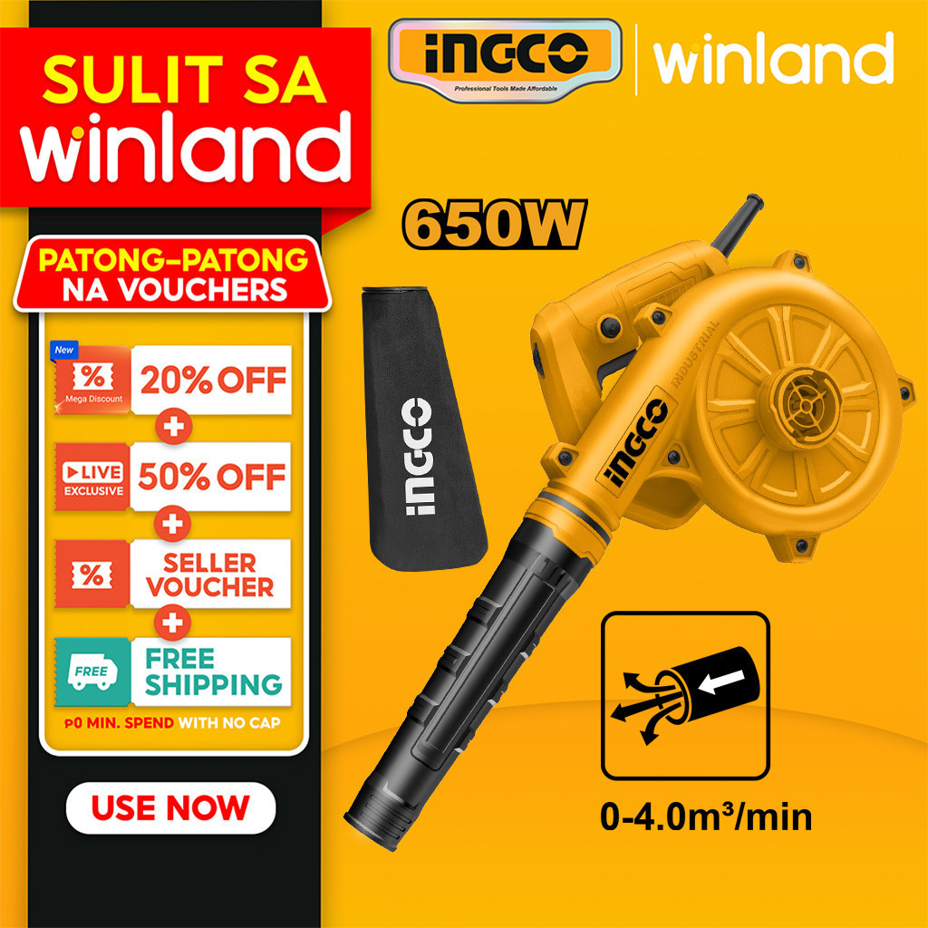 Ingco by Winland Aspirator Blower High Speed 2in1 Electric Blower ...