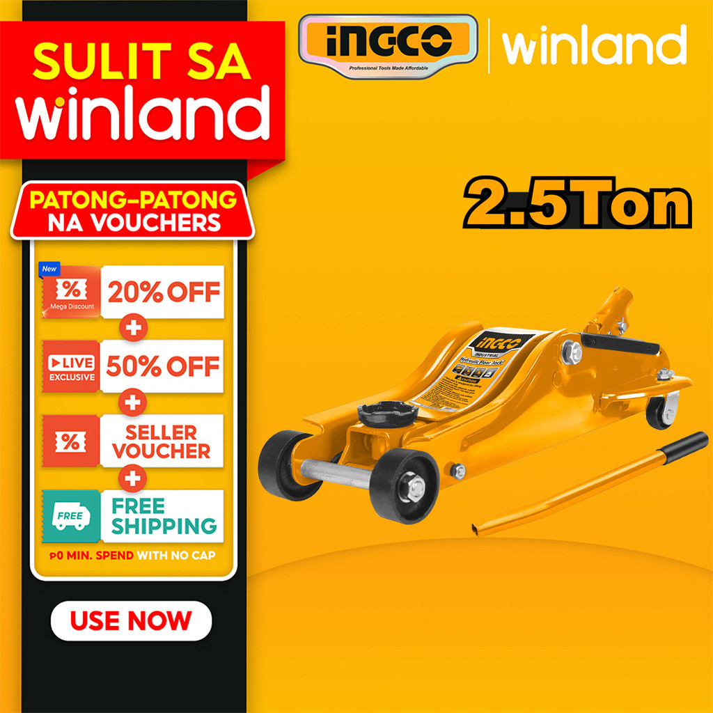 Ingco by Winland 2.5Ton Hydraulic Trolley Floor Jack HFJ251 ING-HT ...