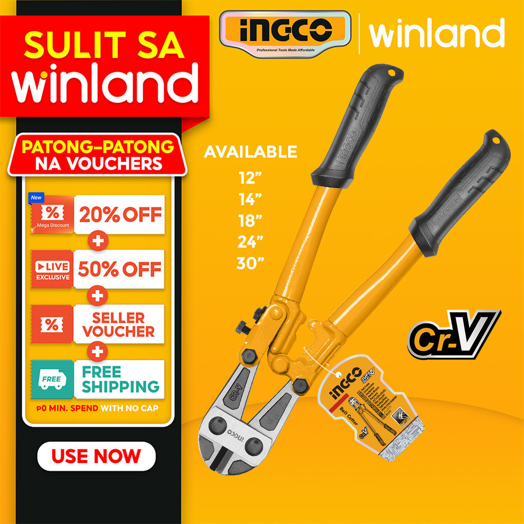 Ingco by Winland Industrial Bolt Cutter / Chain Wire Lock Cutter ING-HT ...
