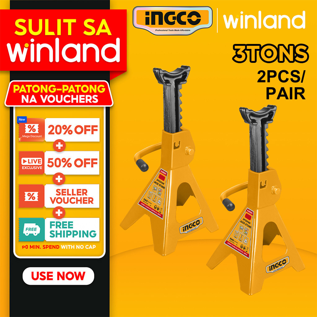 Ingco by Winland Jack Stand 3 Tons HJS0301 ING-HT | Shopee Philippines