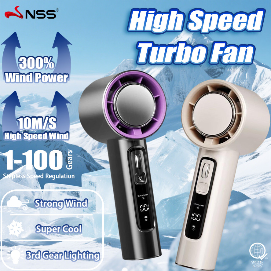 NSS Portable Handheld Turbo Fan Refrigeration High Speed 100 Gear ...