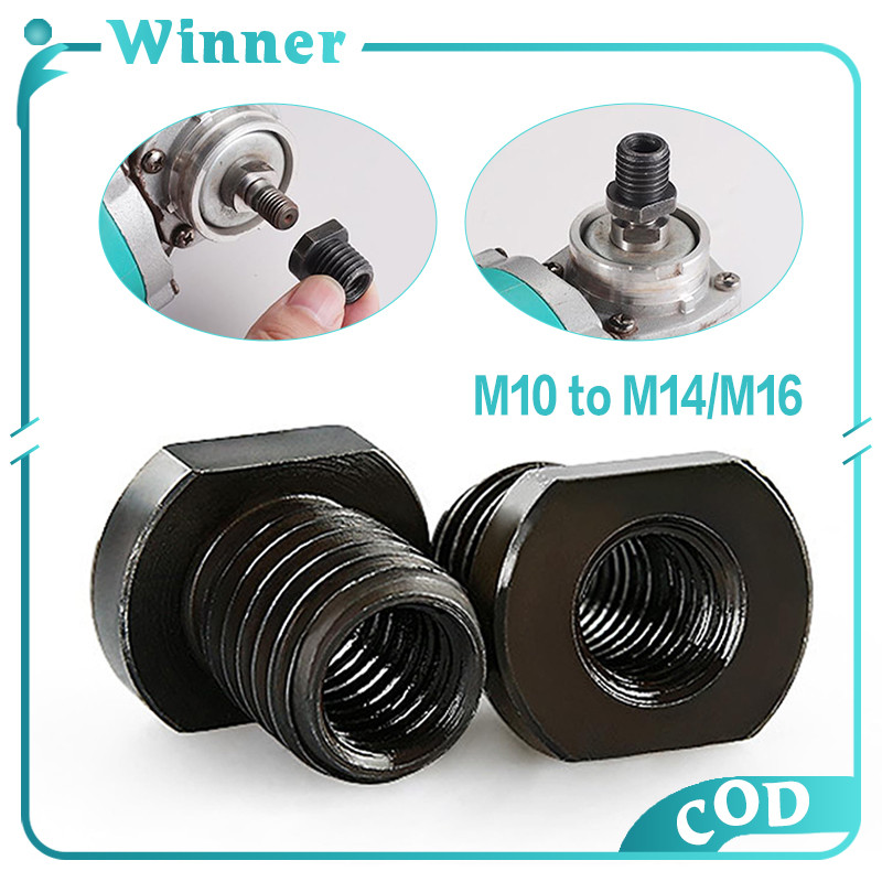 M10 To M14/M16 Angle Grinder Thread Converter Connector Angle Grinder ...