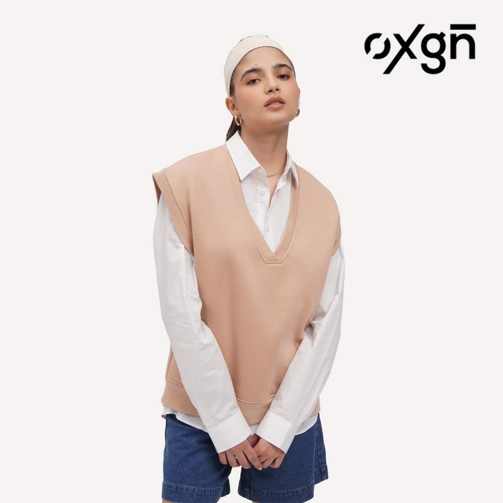 OXGN Generations Vest For Women (Nude) | Shopee Philippines
