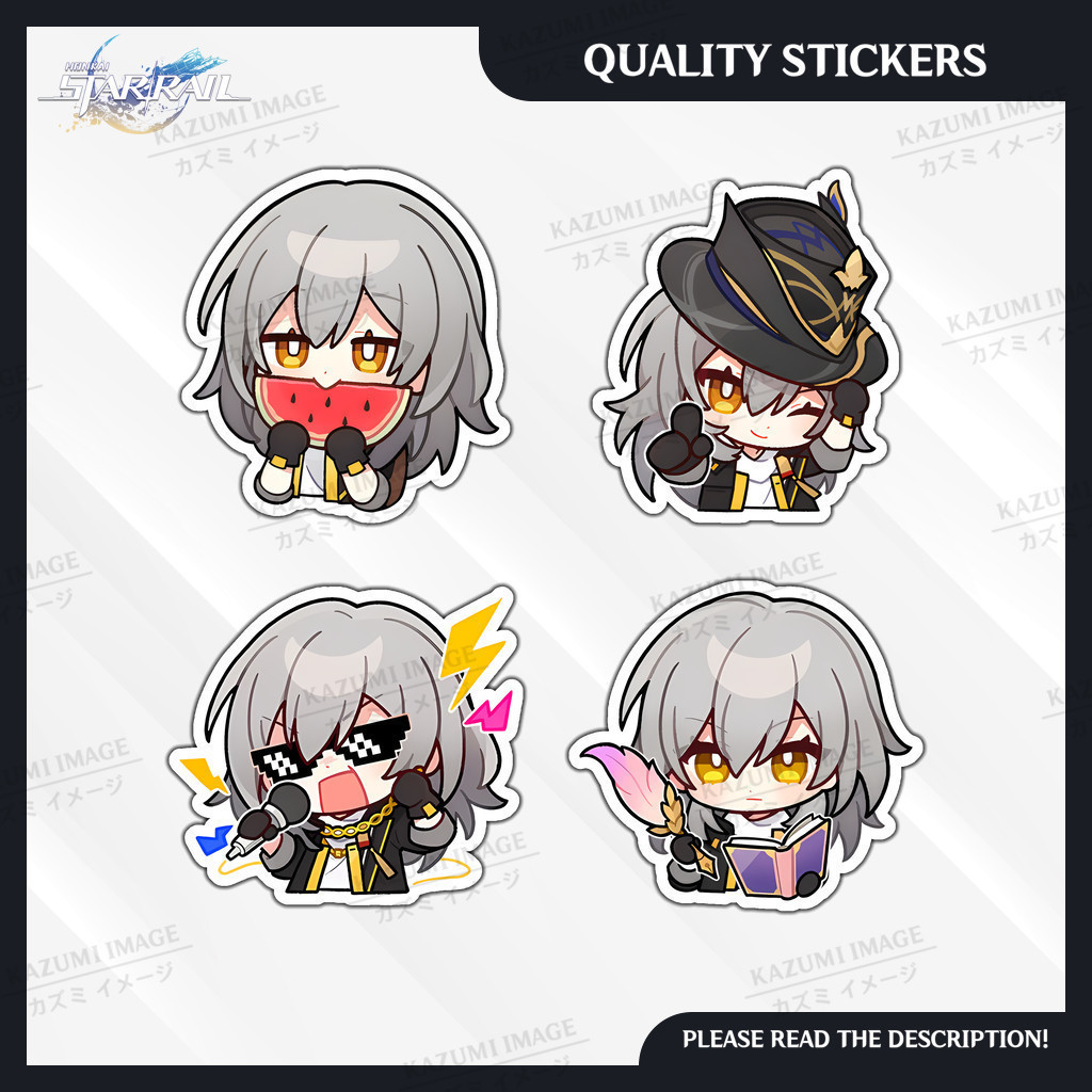 Stelle | Trailblazer - Honkai Star Rail Waterproof Emoji Stickers ...