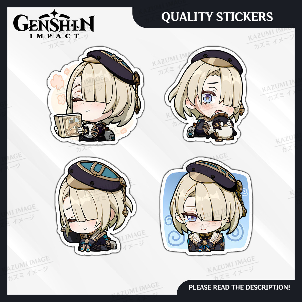 Freminet - Genshin Impact Waterproof Emoji Stickers | Shopee Philippines