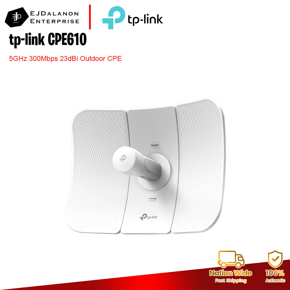 TP-Link Cpe610 5Ghz 300Mbps 23Dbi Outdoor CPE Range Extender Wi-Fi ...