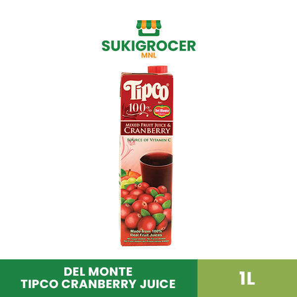 Del Monte Tipco Cranberry Juice 1L | Shopee Philippines