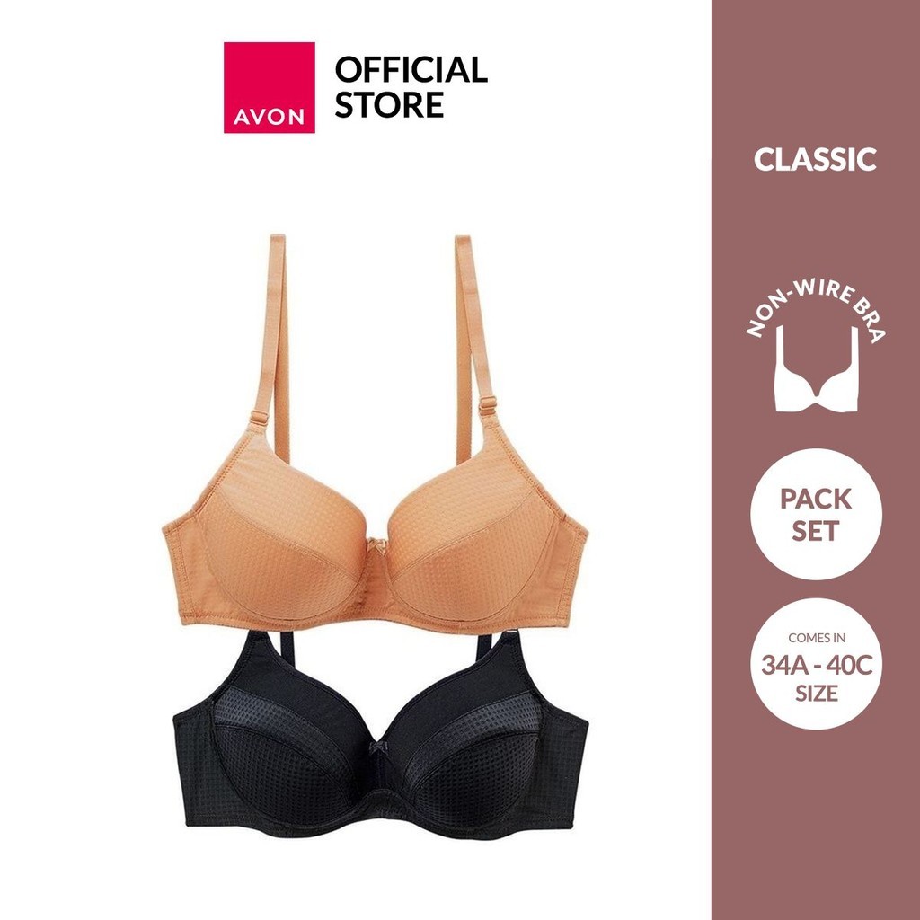 Avon Classic | Almira Basic Bra (2 pcs Bra Set) | Women's | Shopee Philippines