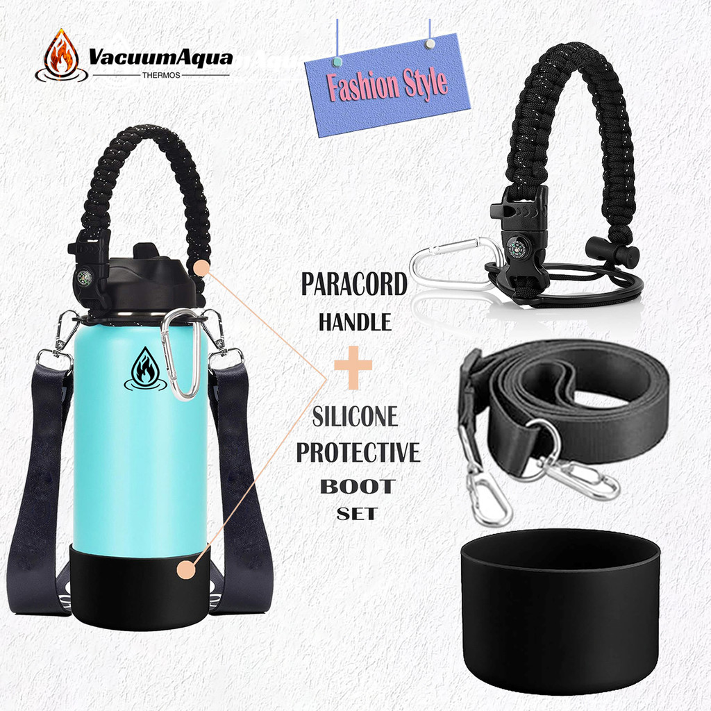 Vacuum Aqua Tumbler Accessories for Tumbler Paracord Handle And Silicon ...