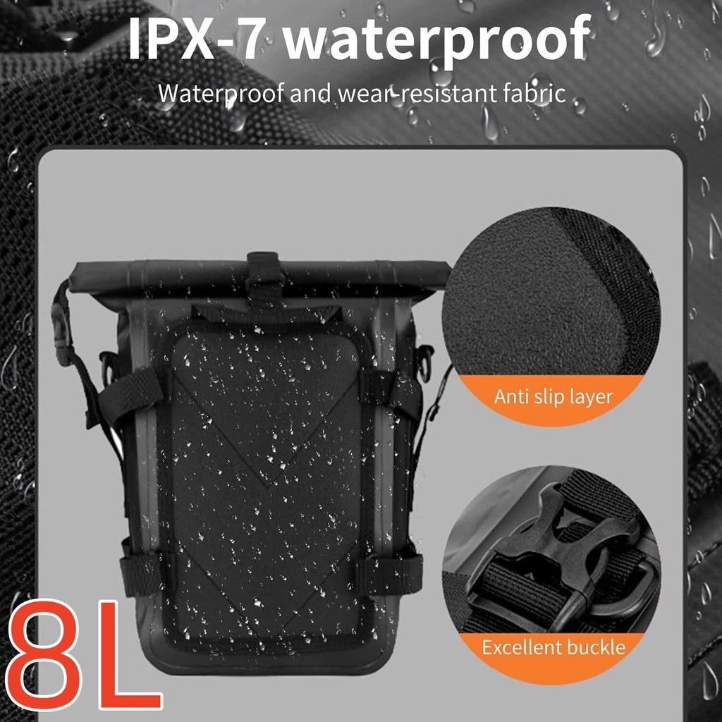 Motorcycle bumper bag waterproof motorcycle side bag multifunctional ...