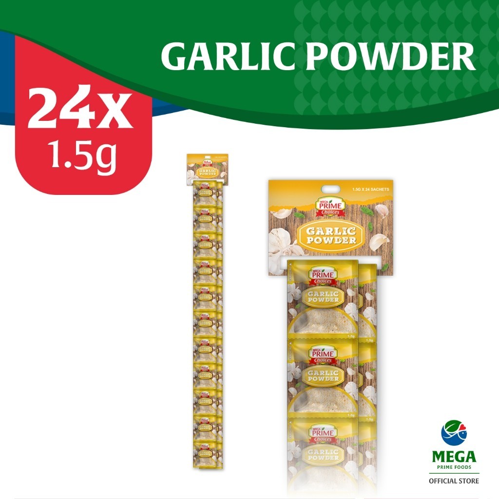 MEGA Prime Choices Garlic Powder 1.5g | Shopee Philippines