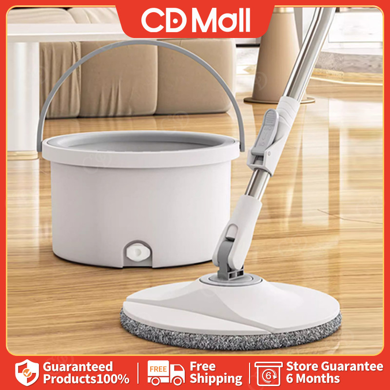 CD Self Wash Spin Mop with Turbo Flushing Bucket Sewage Separation Mop ...