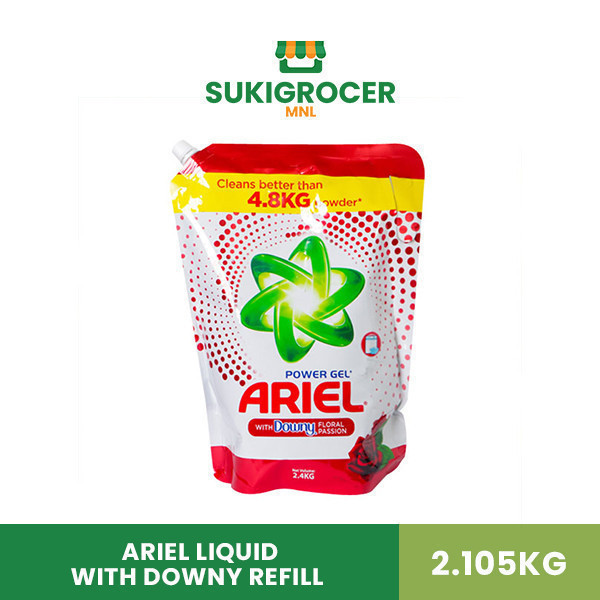 Ariel Liquid with Downy Refill 2.105KG | Shopee Philippines