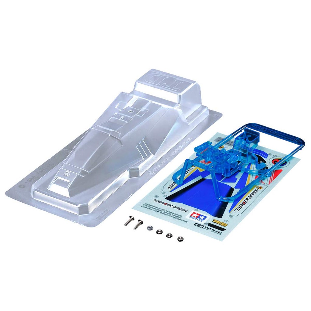 Authentic Tamiya Mini 4WD Special Product Thunder Dragon Clear Body Set ...