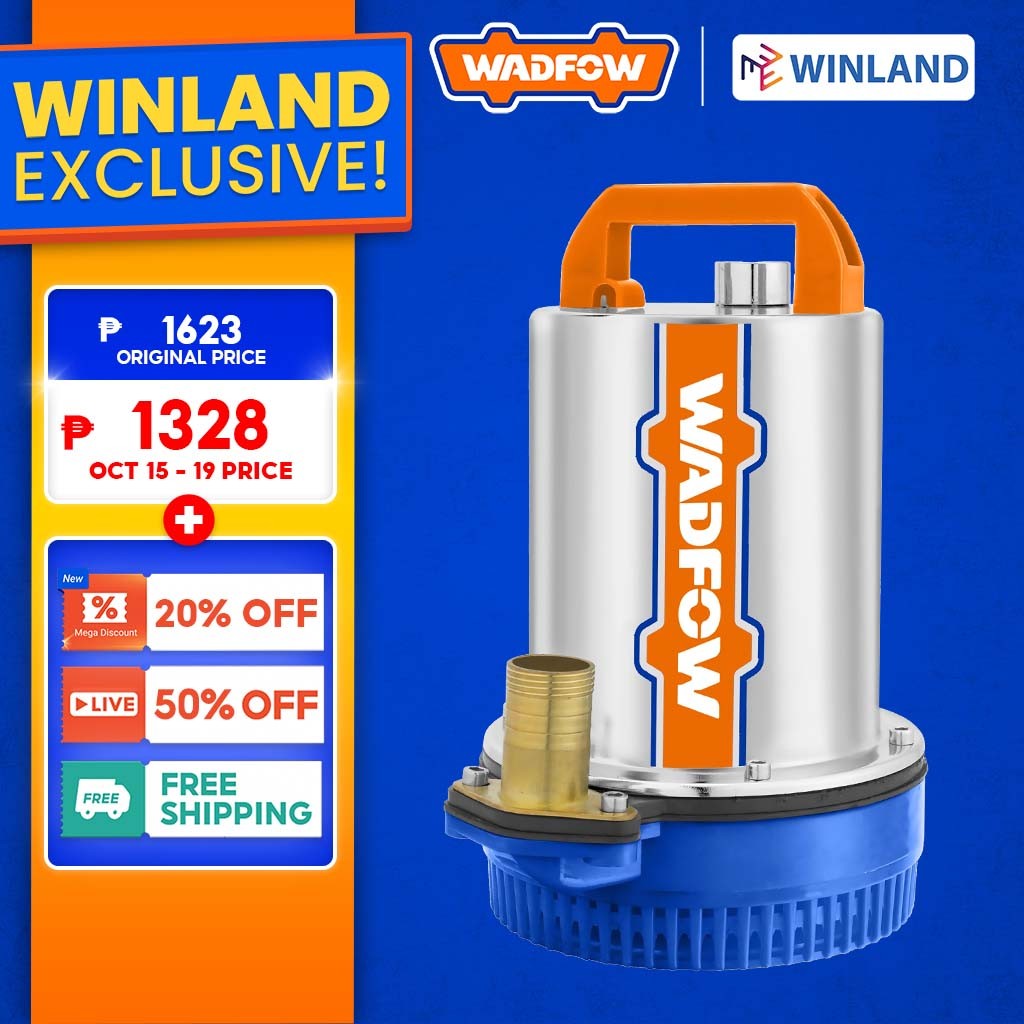 Wadfow by Winland Copper wire motor Cleaning Water Submersible Pump ...