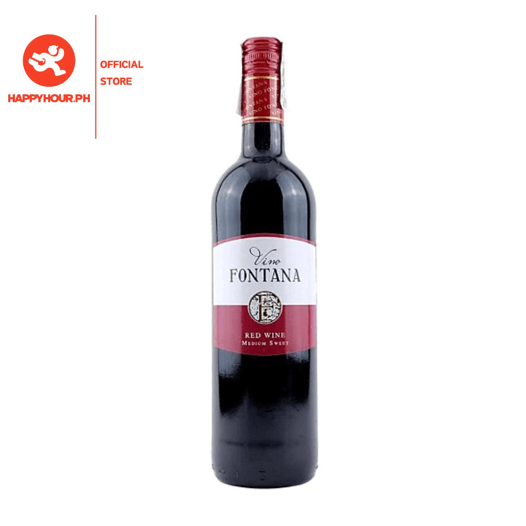 Vino Fontana Red Wine Medium Sweet 750ml | Shopee Philippines